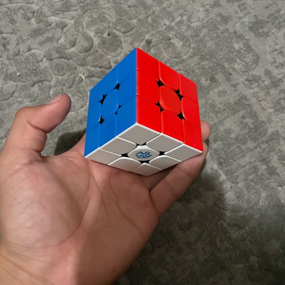 Toys | Gan 3x3 Speed Cube Red Blue White | Poshmark